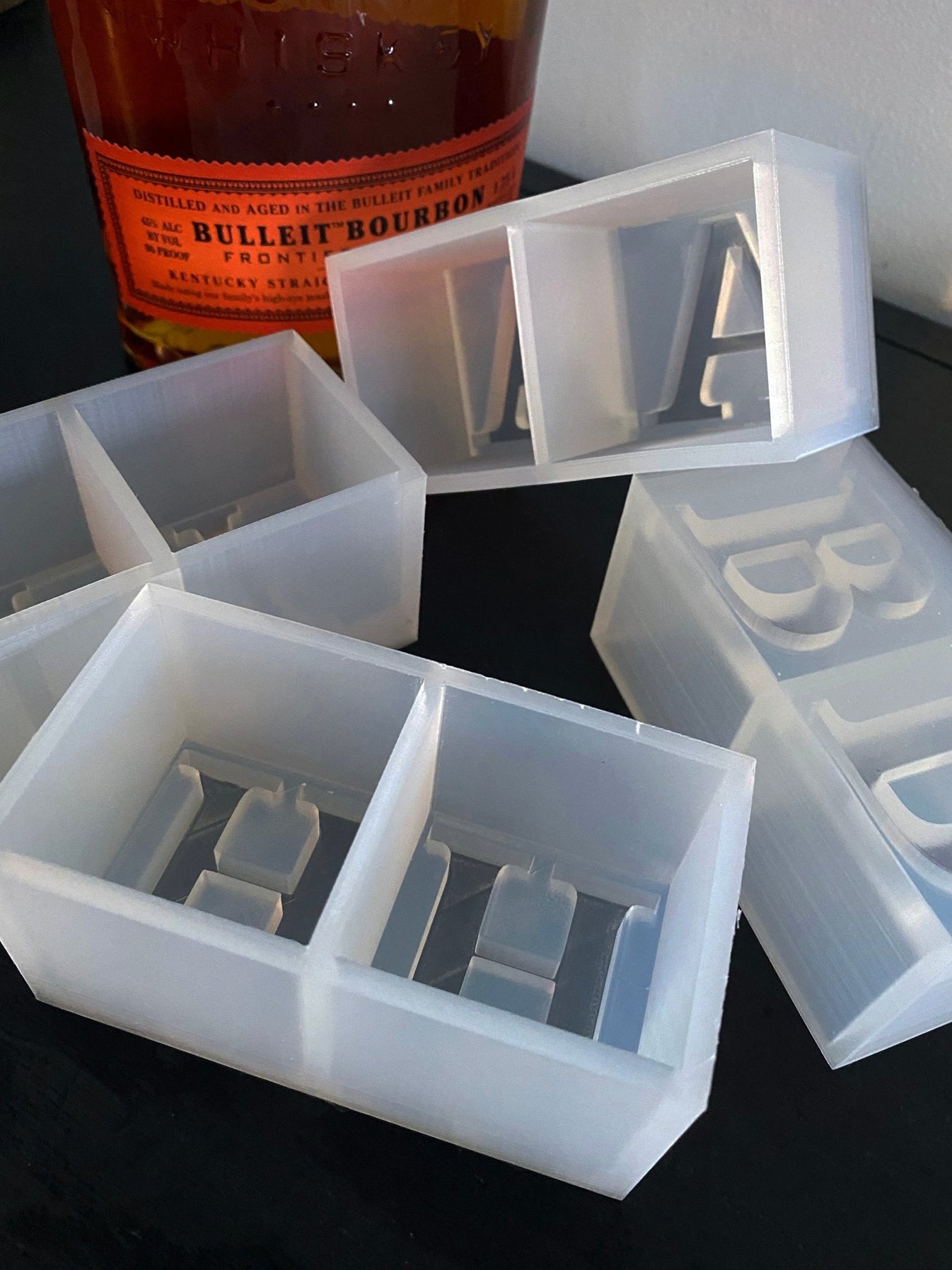 Personalized 1.5 inch Ice Cube Mold - Custom Ice Trays – Honest Ice